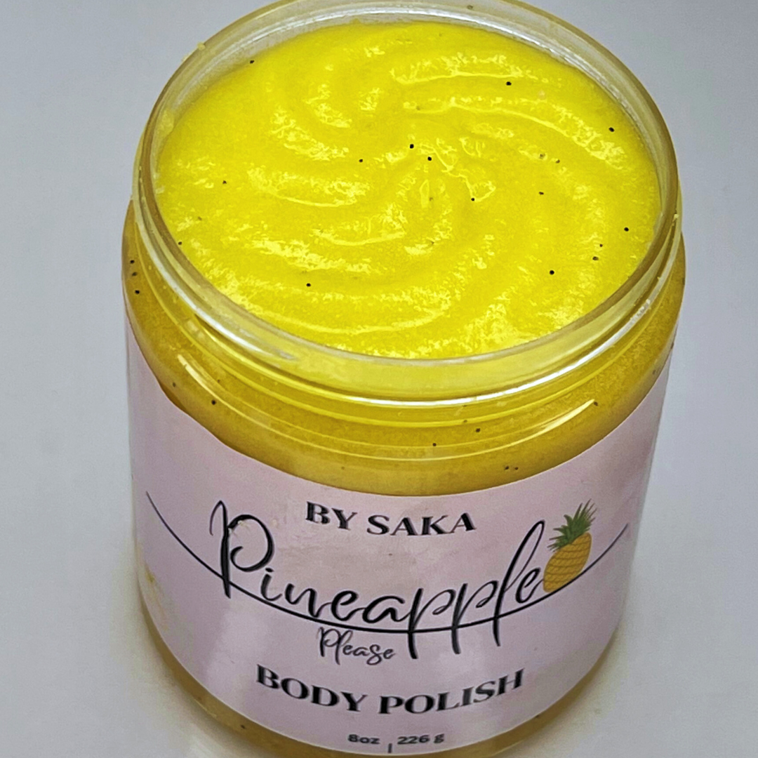 PINEAPPLE PLEASE BODY POLISH – By Saka cosmetics